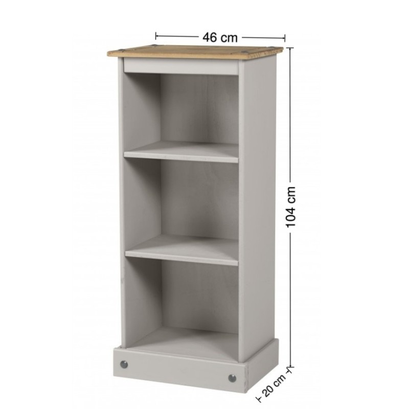 Narrow bookcase 20cm store